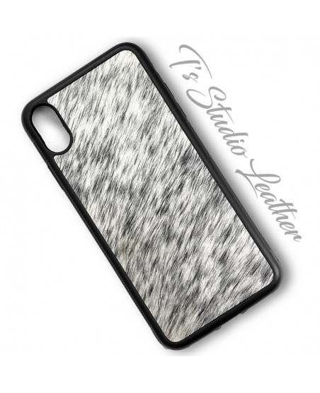 Western Style Hair On Cowhide Leather Phone Case Apple Watch band