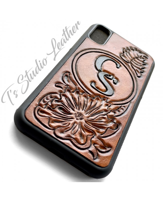 Ts Studio Leather Phone Case iPhone Samsung Galaxy Hand Tooled Western